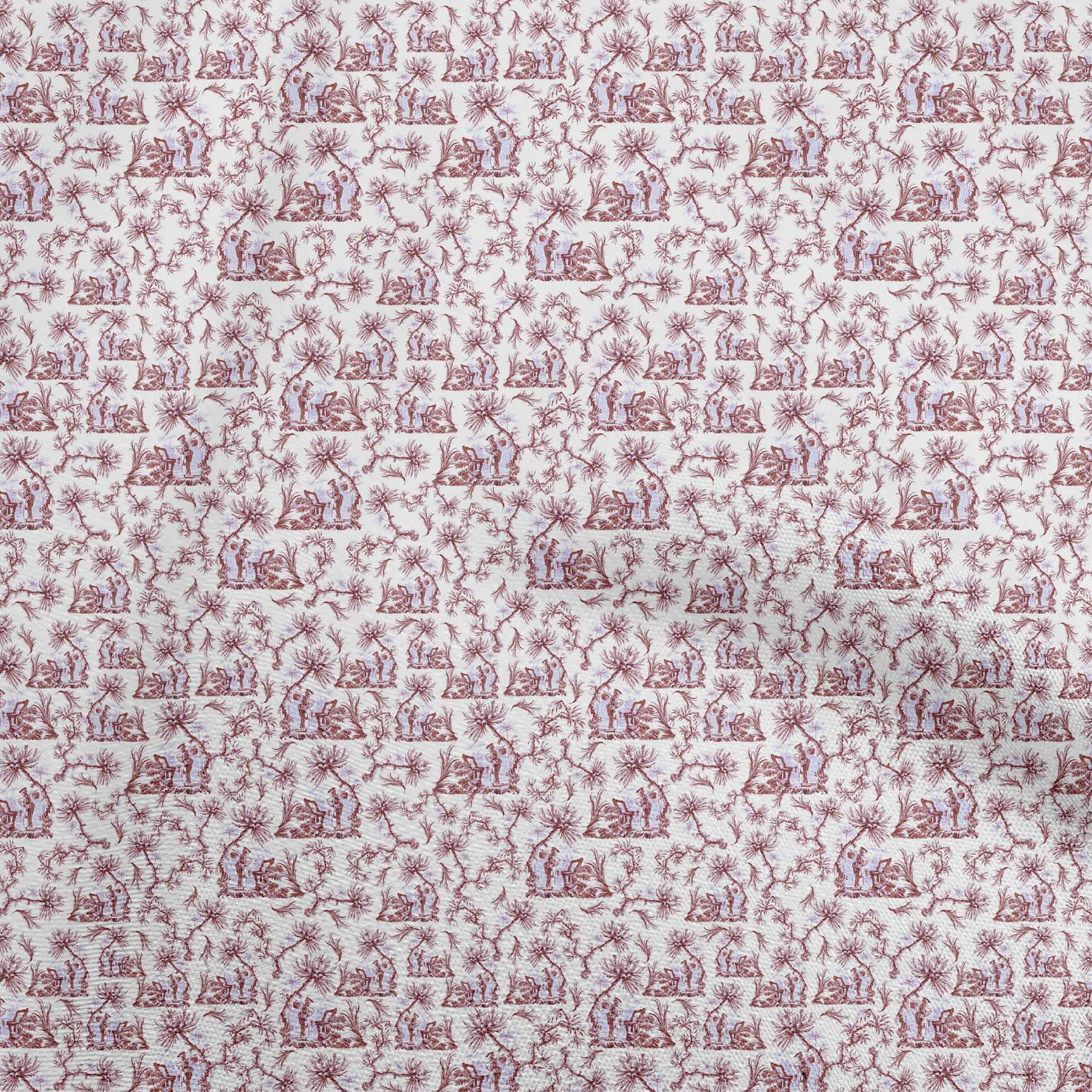 oneOone Cotton Poplin White Fabric Toile Sewing Craft Projects Fabric ...