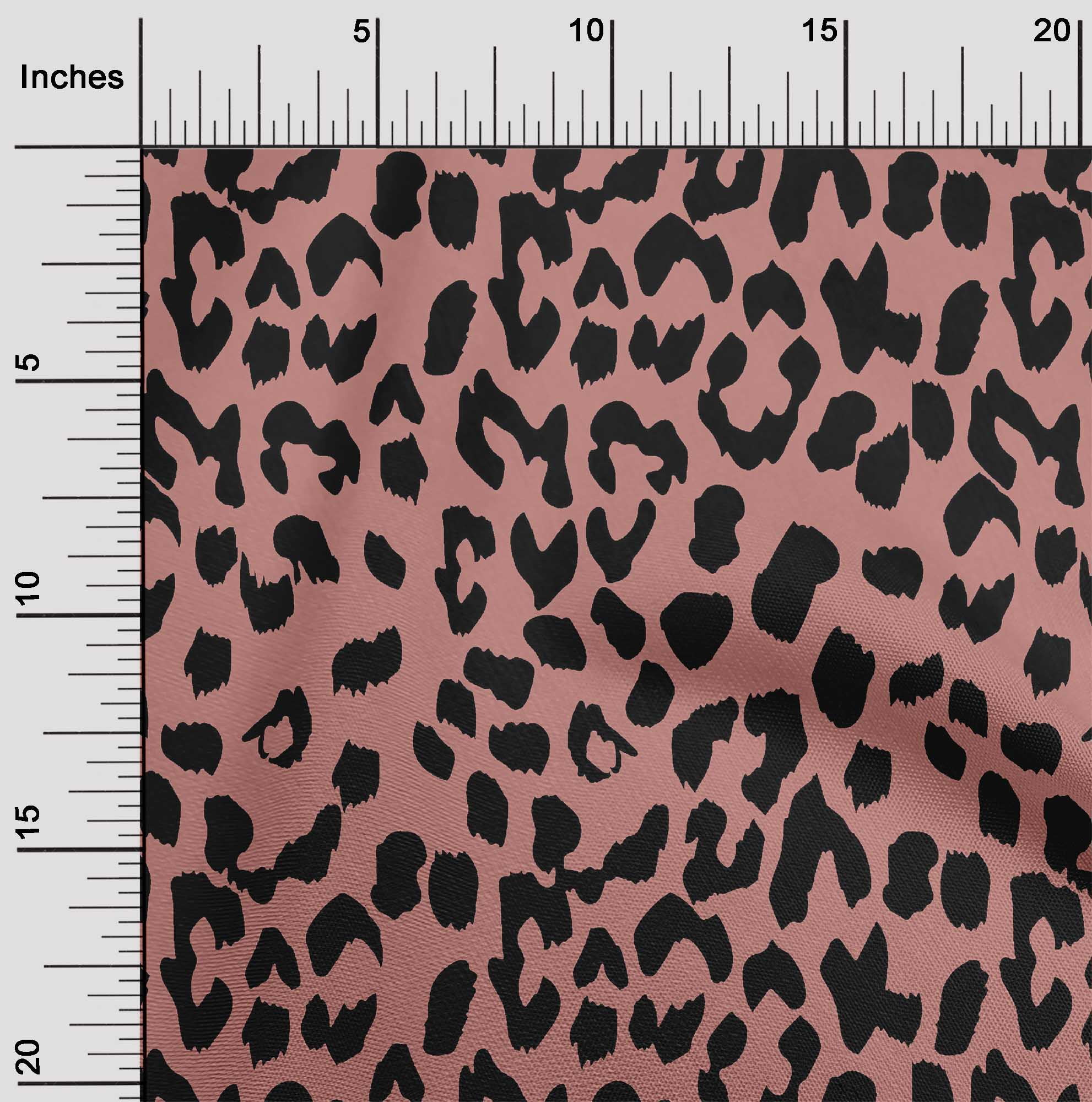 oneOone Cotton Silk Dusty Rose Fabric Leopard Animal Skin Dress ...