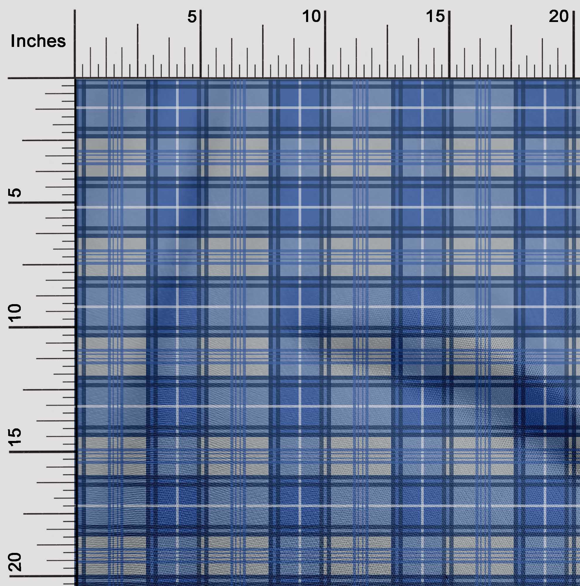 oneOone Cotton Silk Fabric Madras Check Print Fabric By The Yard 42 ...