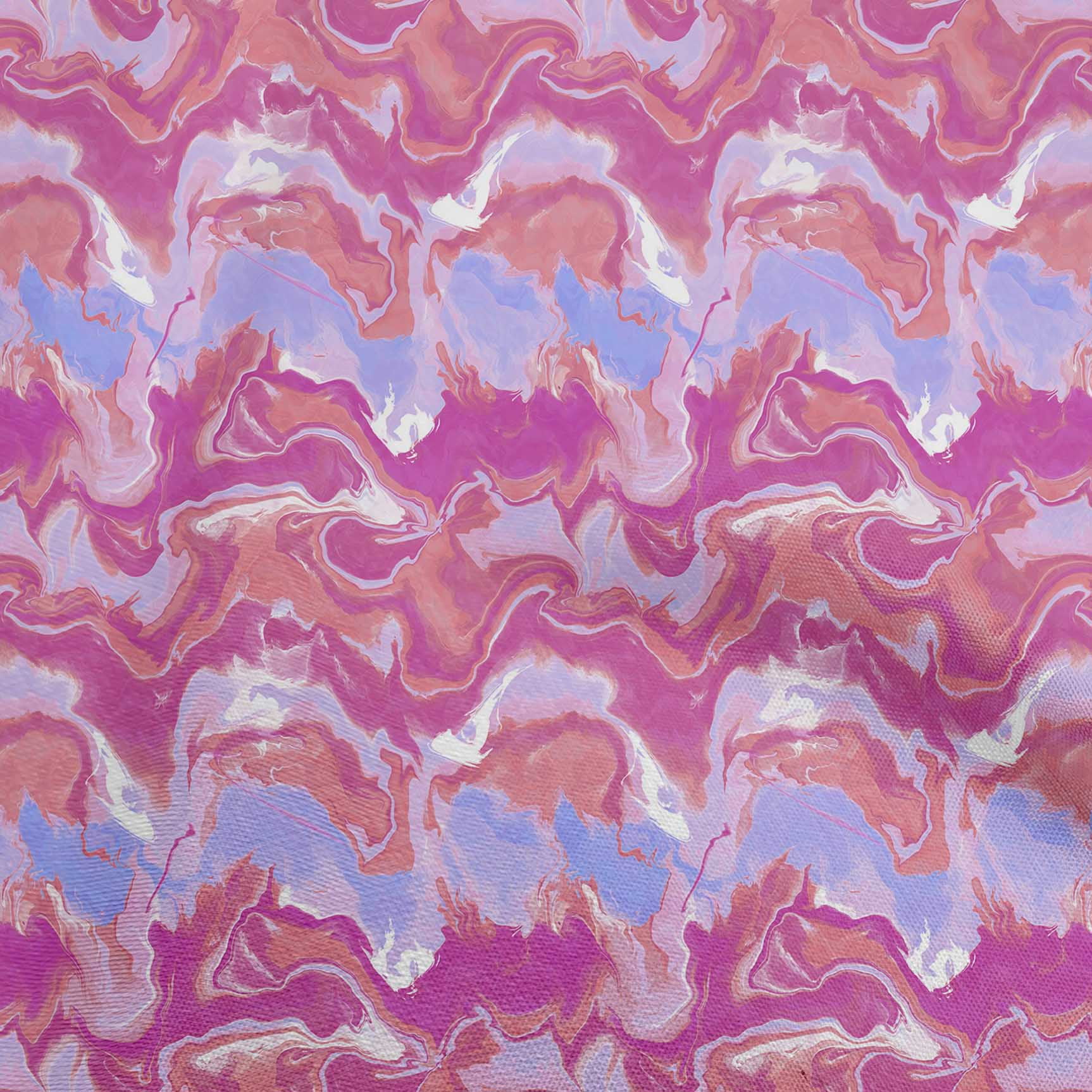 oneOone Georgette Viscose Pink Fabric Abstract Dress Material Fabric ...