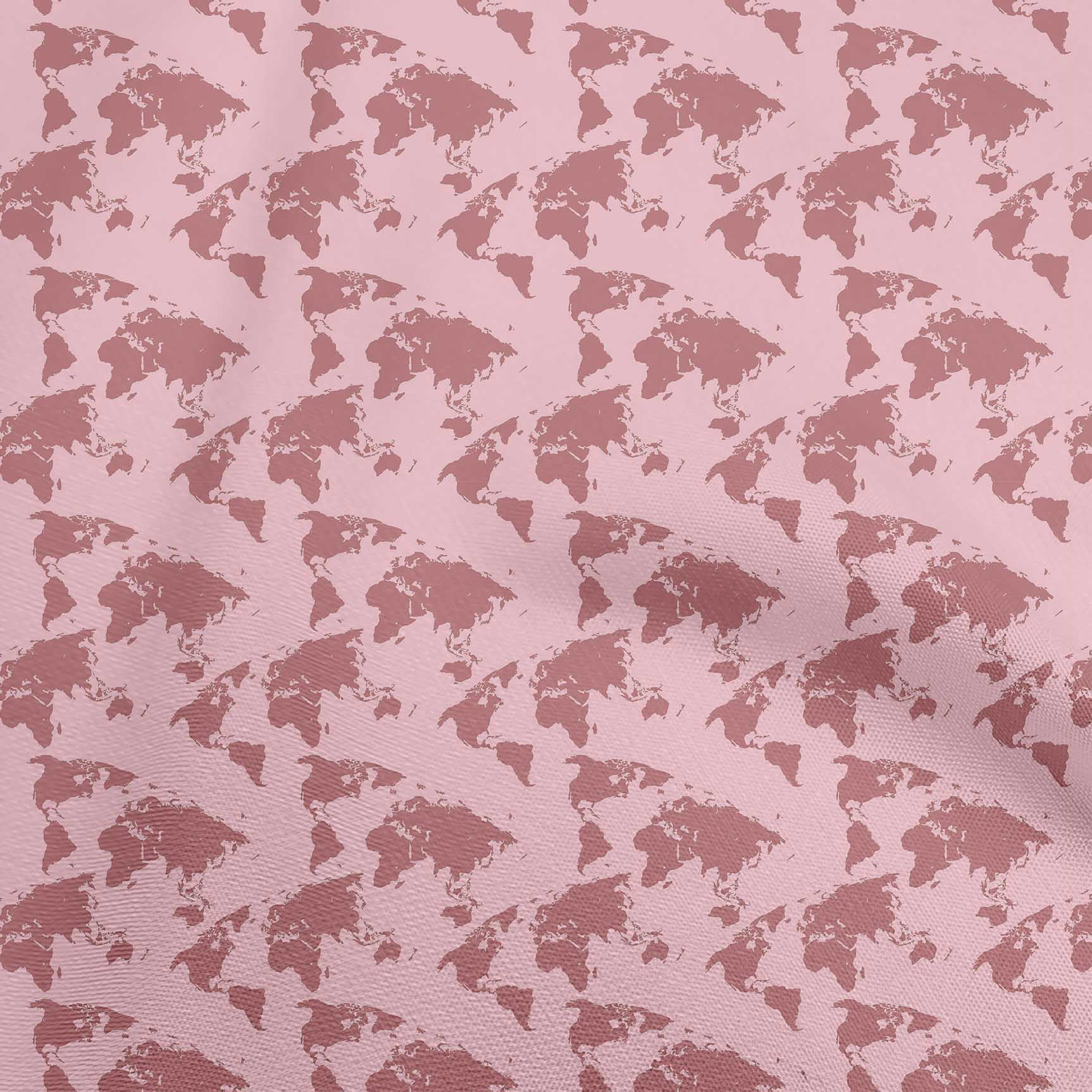 oneOone Georgette Viscose Pink Salmon Fabric Travel Sewing Material ...