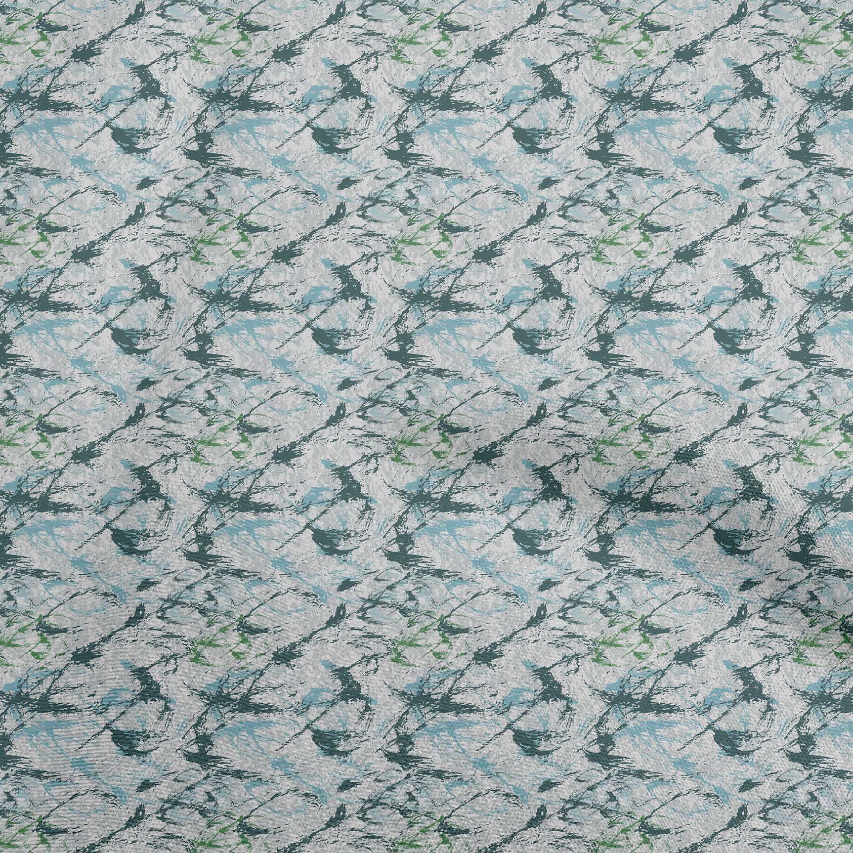 oneOone Georgette Viscose Teal Green Fabric Texture Sewing Craft ...