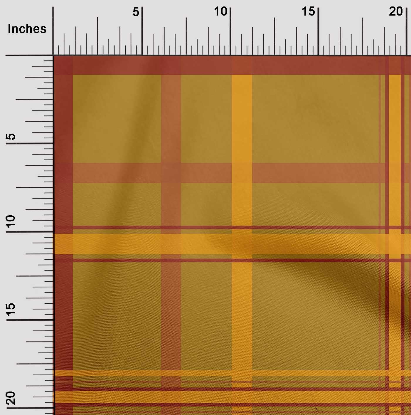 oneOone Organic Cotton Voile Fabric Madras Check Print Fabric By The ...