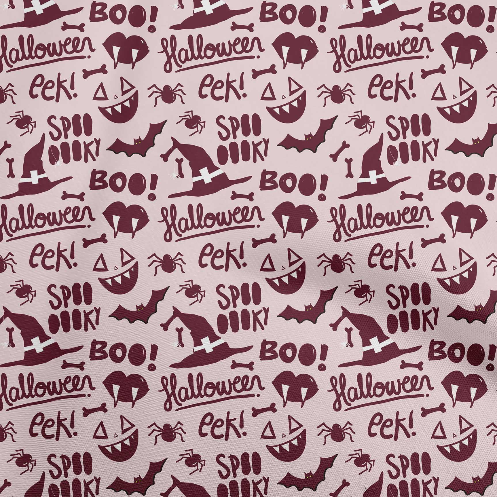 oneOone Rayon Light Pink Fabric Halloween Sewing Craft Projects Fabric ...
