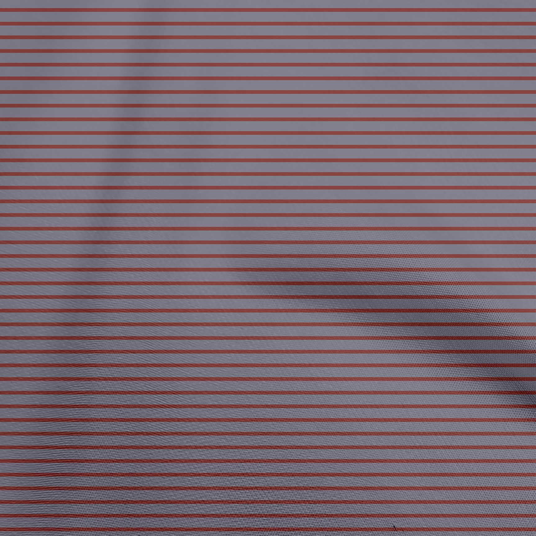 oneOone Silk Tabby Grayish Purple Fabric Stripe Horizontal Stripes ...