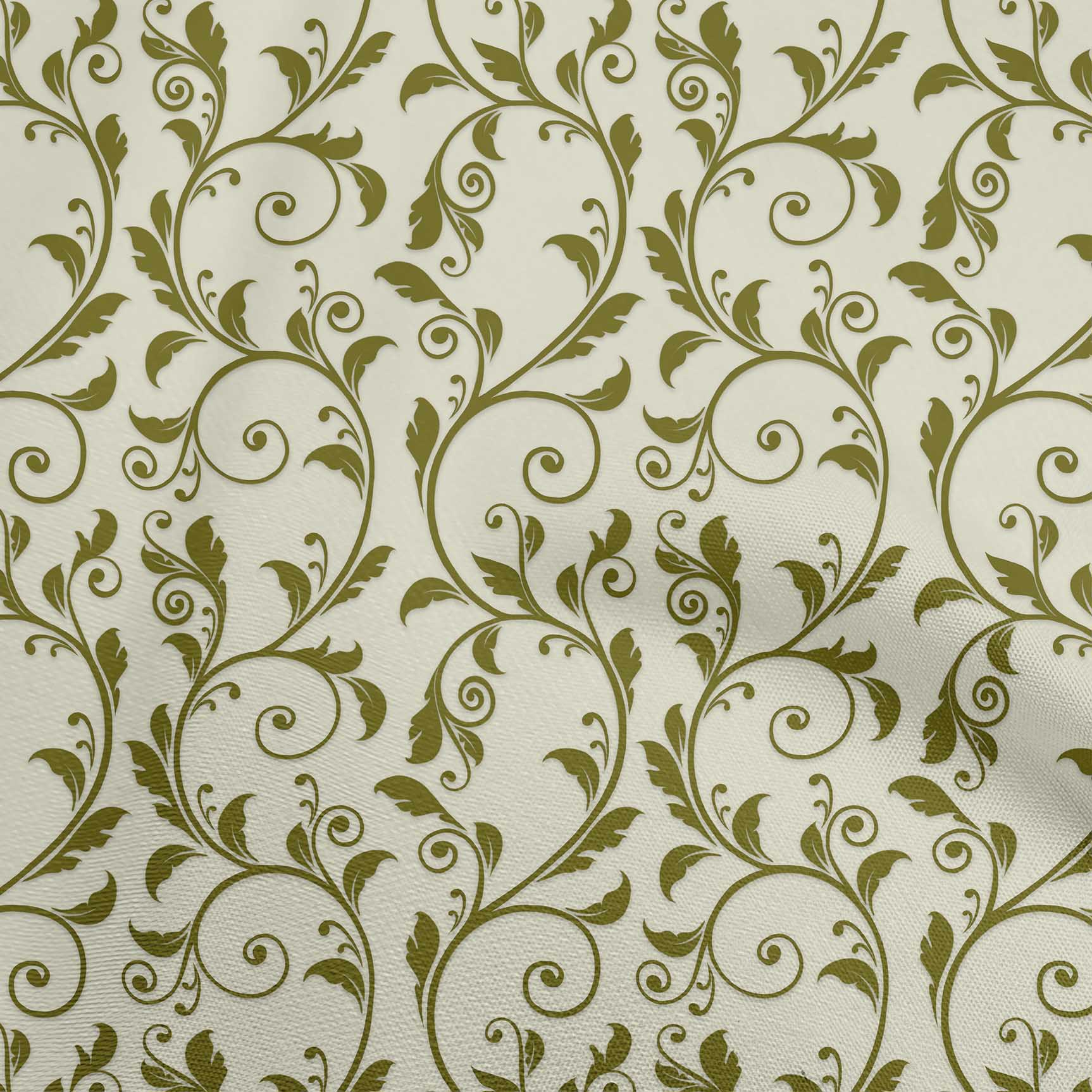 oneOone Viscose Chiffon Greenish Beige Fabric Asian Baroque Dress ...