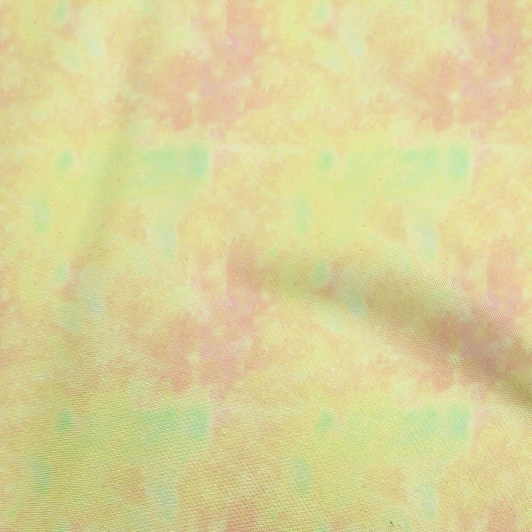 oneOone Viscose Chiffon Light Yellow Fabric Tie Dye Craft Projects ...