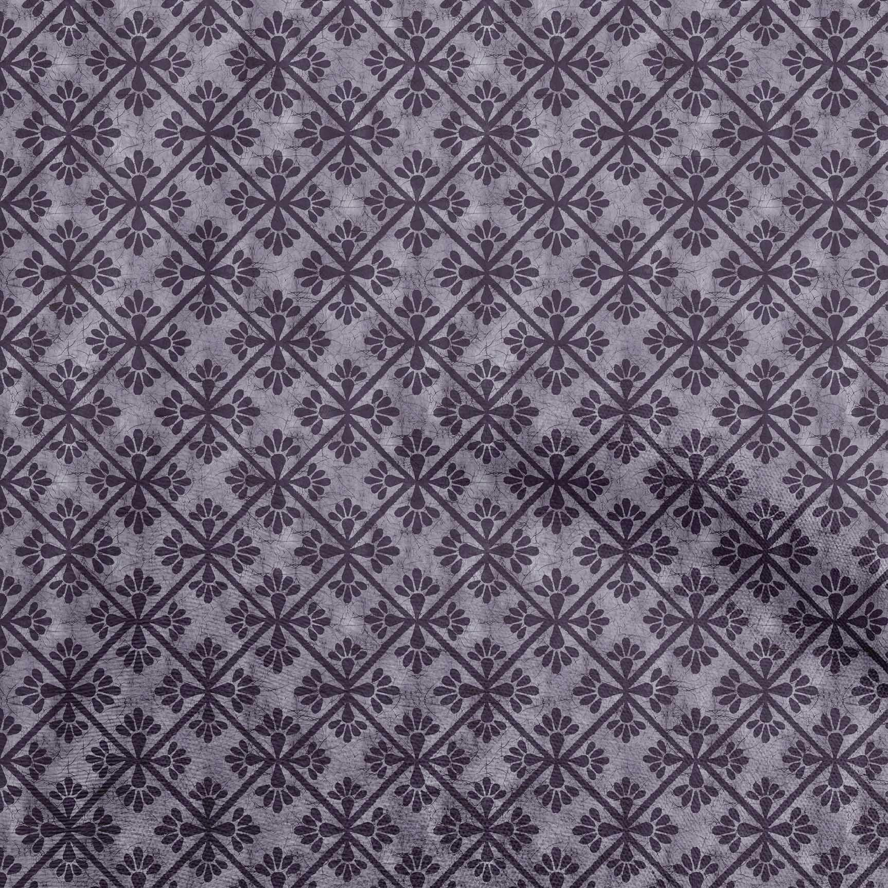 oneOone Viscose Chiffon Purple Fabric Aian Batik Fabric For Sewing ...