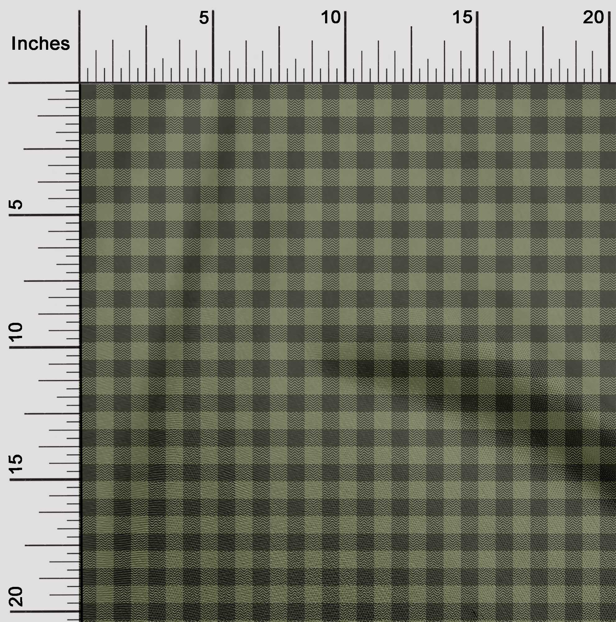 oneOone Viscose Jersey Fabric Gingham Check Print Fabric By The Yard 60 ...