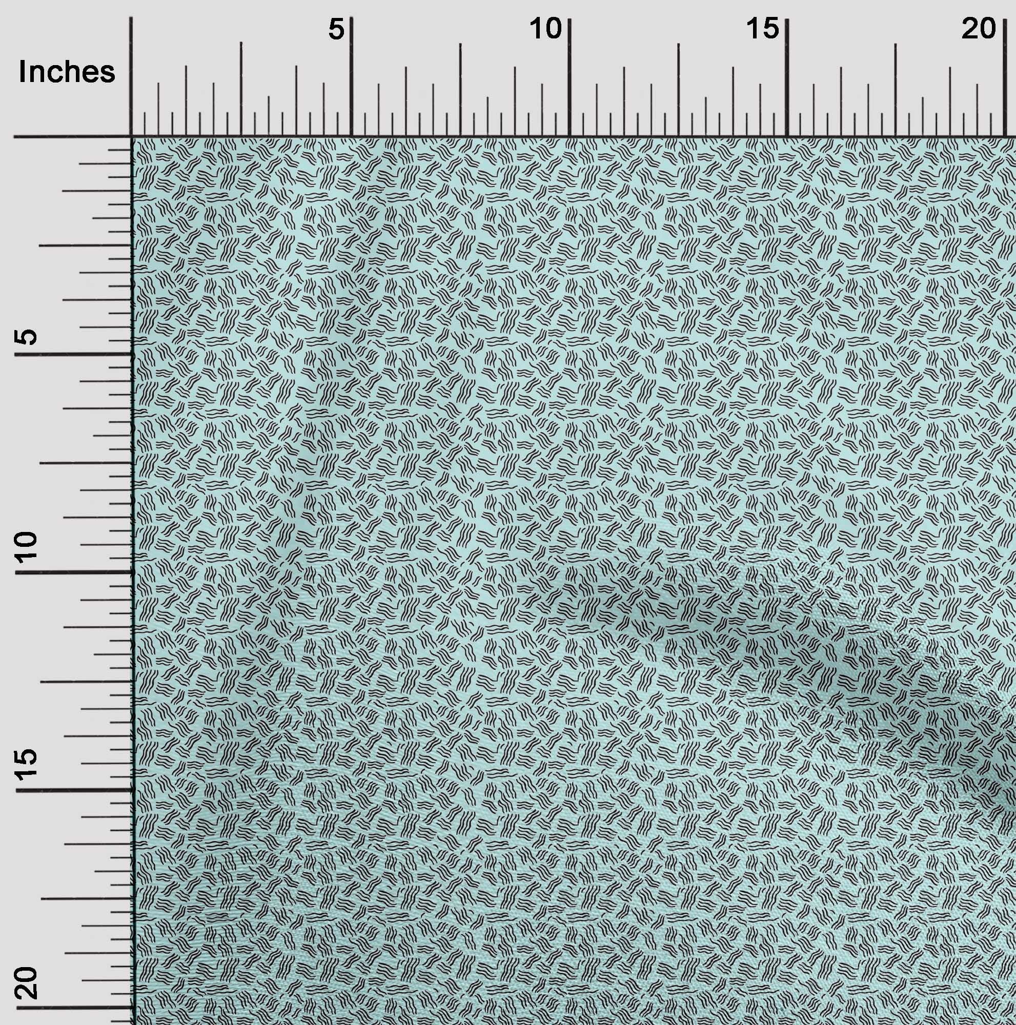 oneOone Viscose Jersey Fabric Wave Block Printed Craft Fabric BTY 60 ...