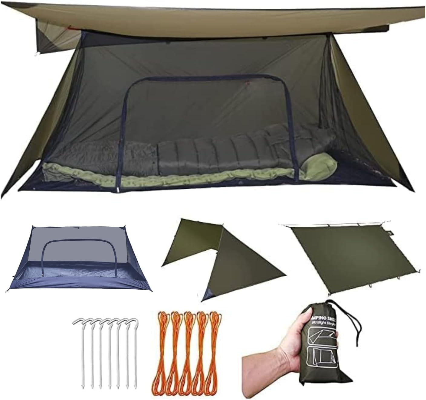 onewind Shelter Set Include Emergency Shelter, Inner Tent and Tent ...