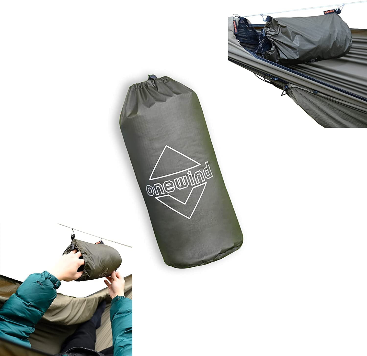 onewind Stuff Sack, Water-Resistant Lightweight Storage Sack Hammock ...