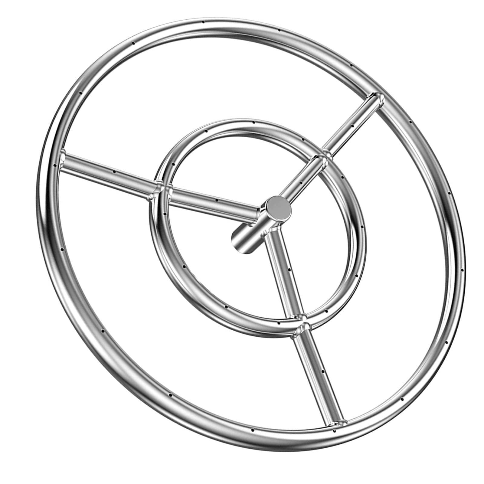 onlyfire 24 Inch Round Fire Pit Burner Ring for Natural Gas & Propane ...