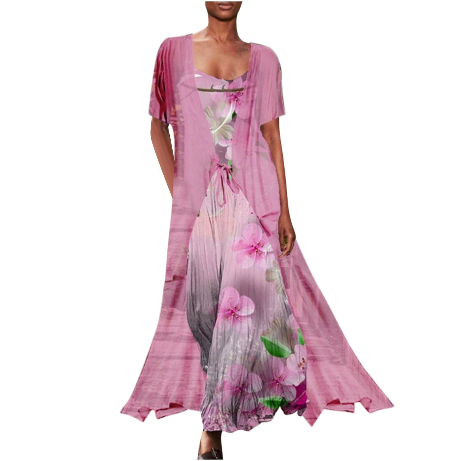 Onlyliua Dresses For Women Two Pieces Suit Dress And Cardigan For