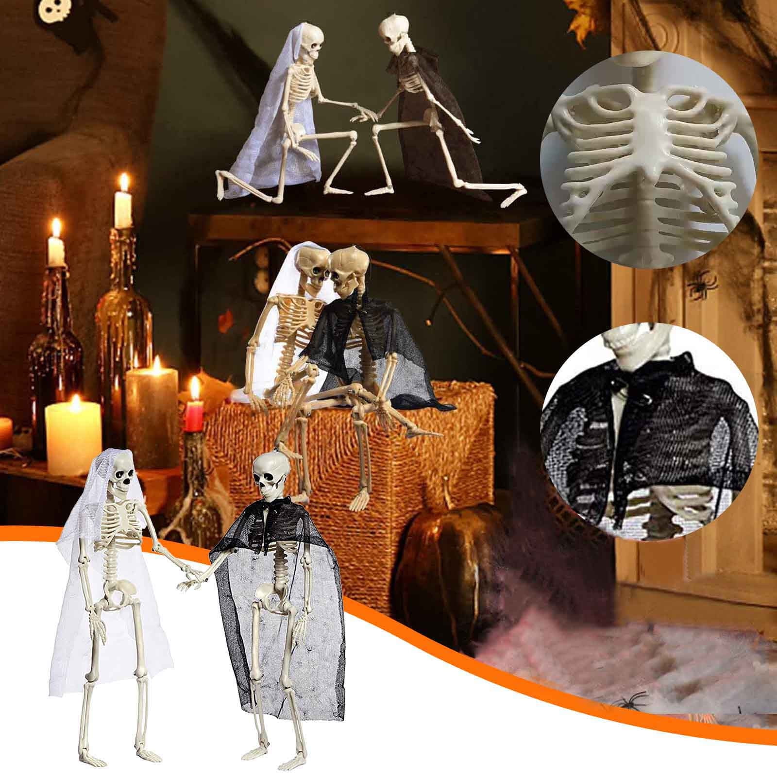 onlyliua Halloween Skeleton Skull Pendant, Horror Decoration for Party ...