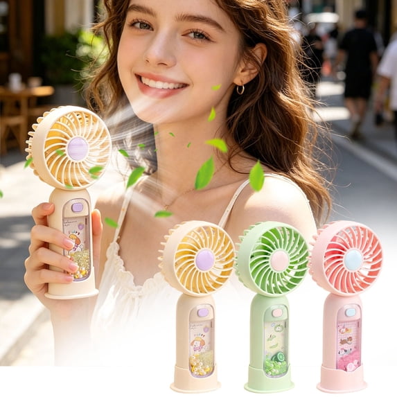 onlyliua Powerful Handheld Portable USB Rechargeable Mini Fan Quiet ...