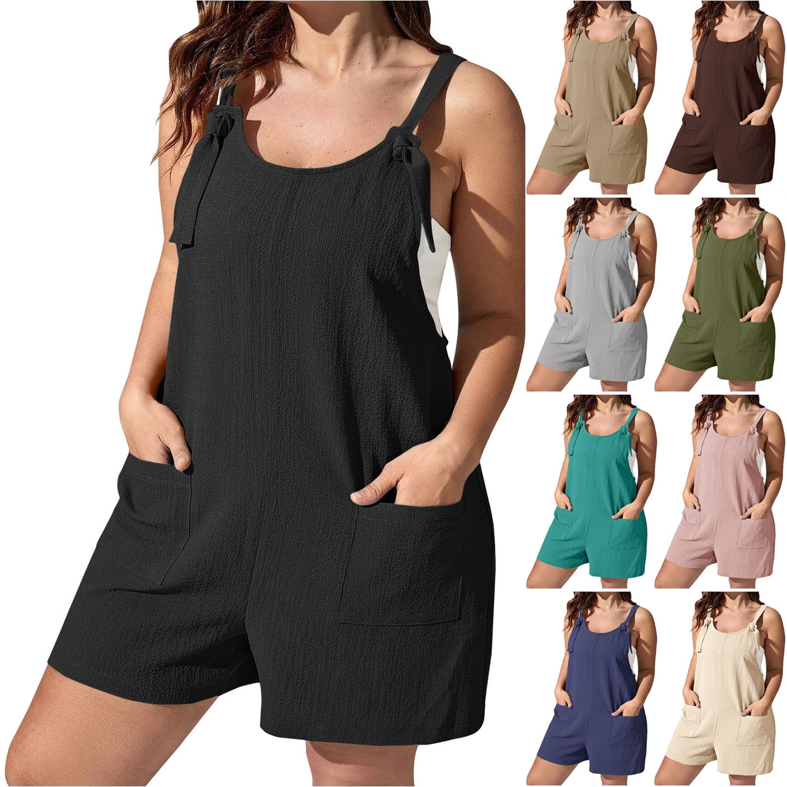onlyliua Summer Savings Clearance Sets Women's Jumpsuits, Rompers for Women Summer Comfortable ...