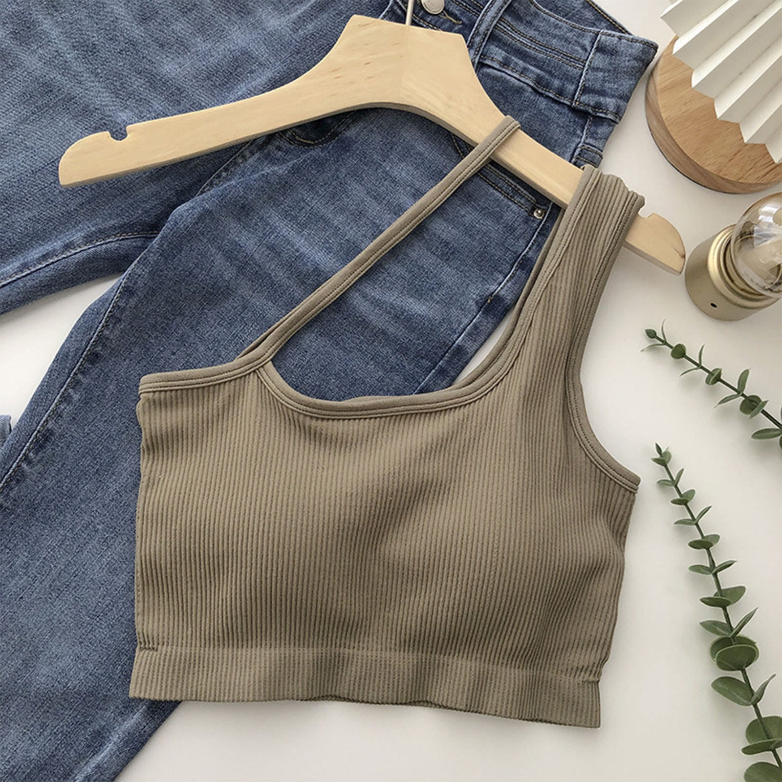 onlyliua Womens Plus Size Bra, Women's Super Soft Wireless Lightly ...