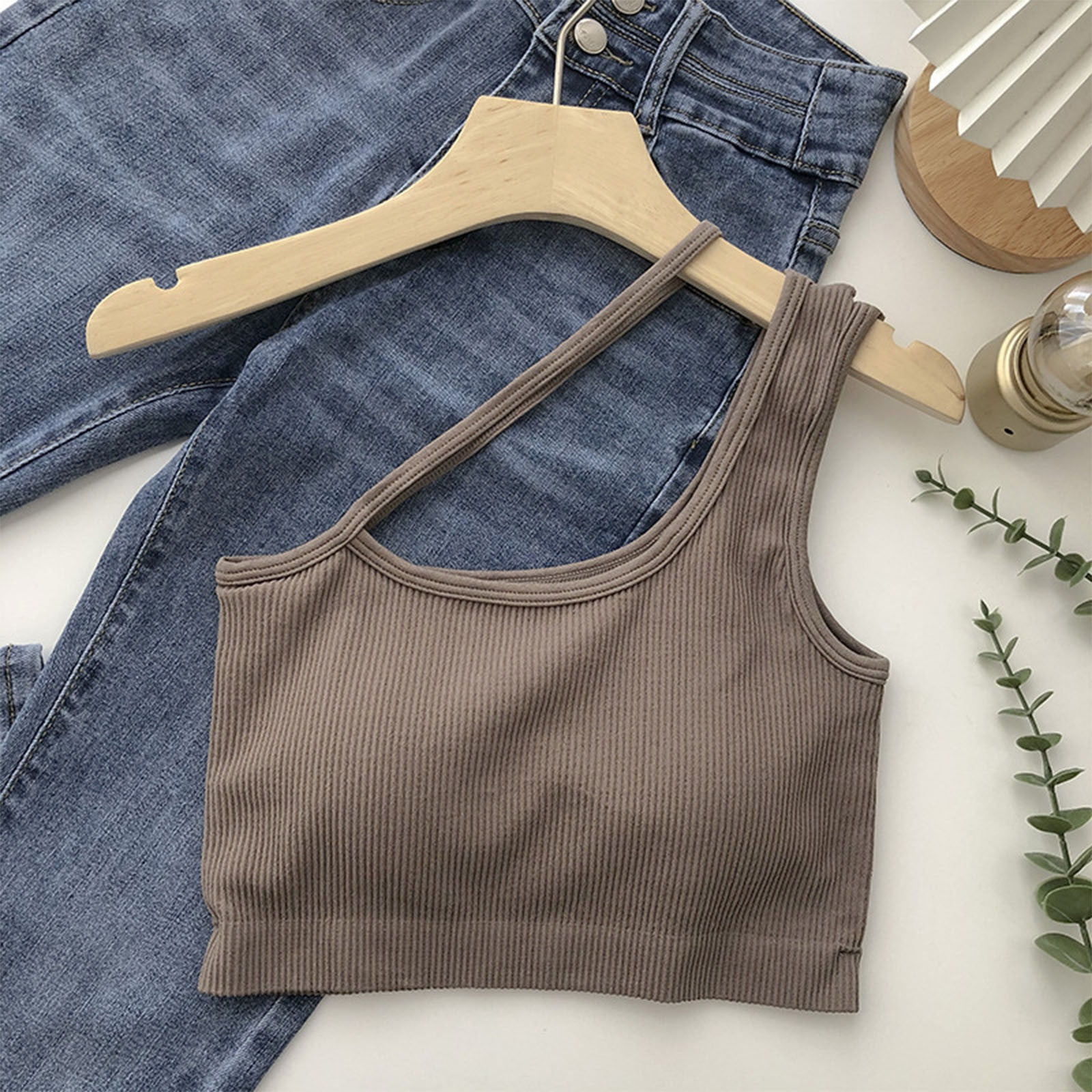 onlyliua Womens Plus Size Bra, Women's Super Soft Wireless Lightly ...