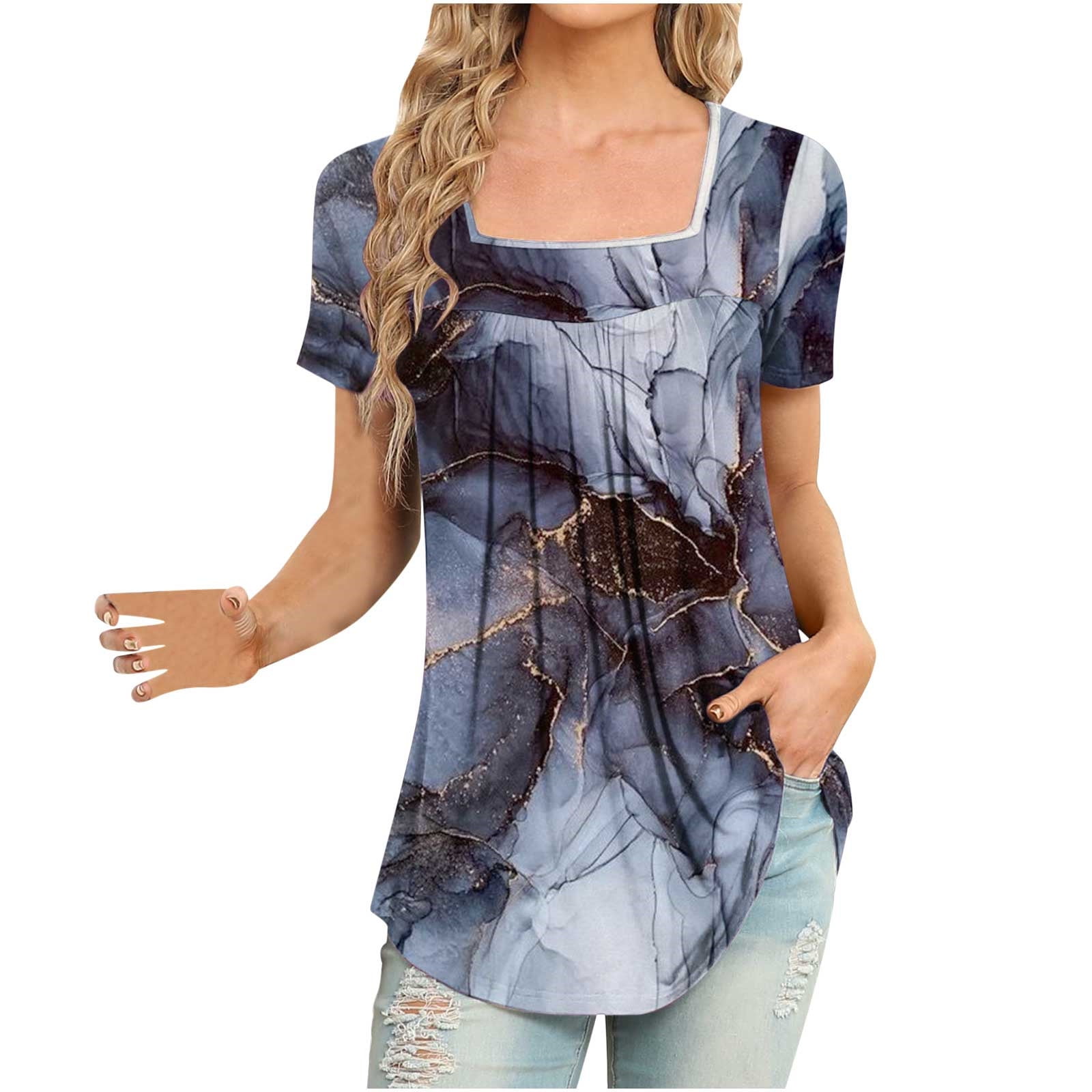 onlyliua Womens Tops, Square Neck Tops for Women, Womens Tops Dressy ...
