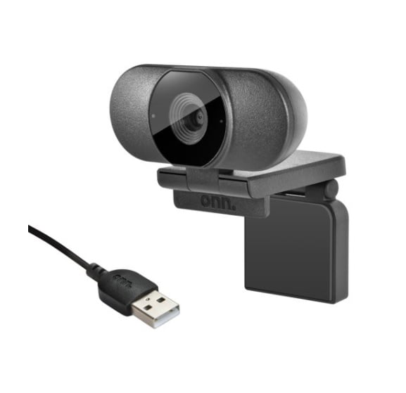 onn. 100028731 Webcam with Autofocus, Up to 1440p Resolution, Built-in ...