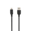 Onn+ 6ft USB C to C Braided Charging Cable Fast Charging Black ...