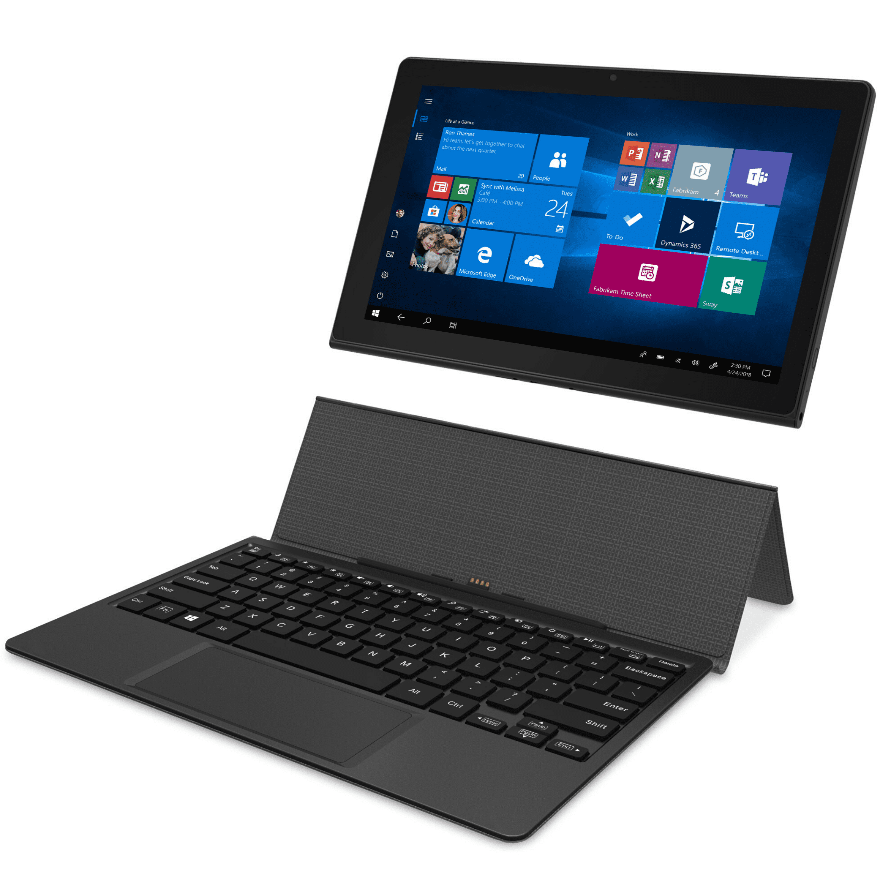 onn. 11.6" 2-in-1 Windows Tablet with Keyboard, 64GB Storage, 4GB RAM ...