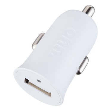 onn. 2.4A USB Type-A Car Charger Port, White - Walmart.com