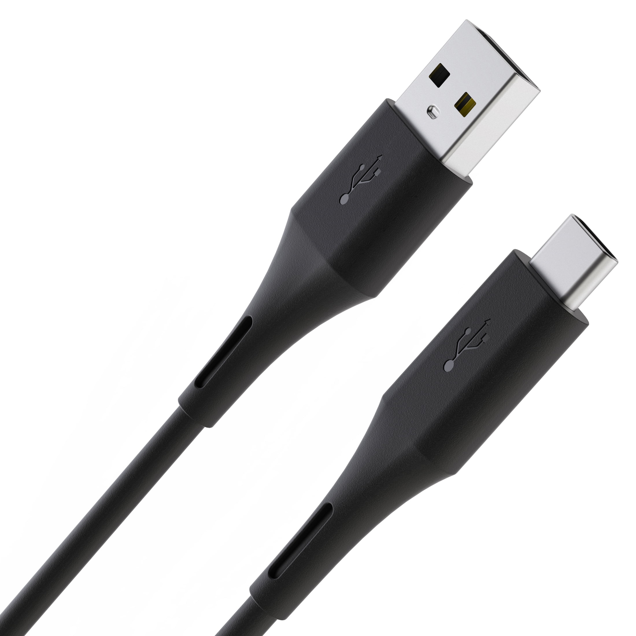 onn. 3' USB Type-a to C Charging and Data Braided Cable for Android ...