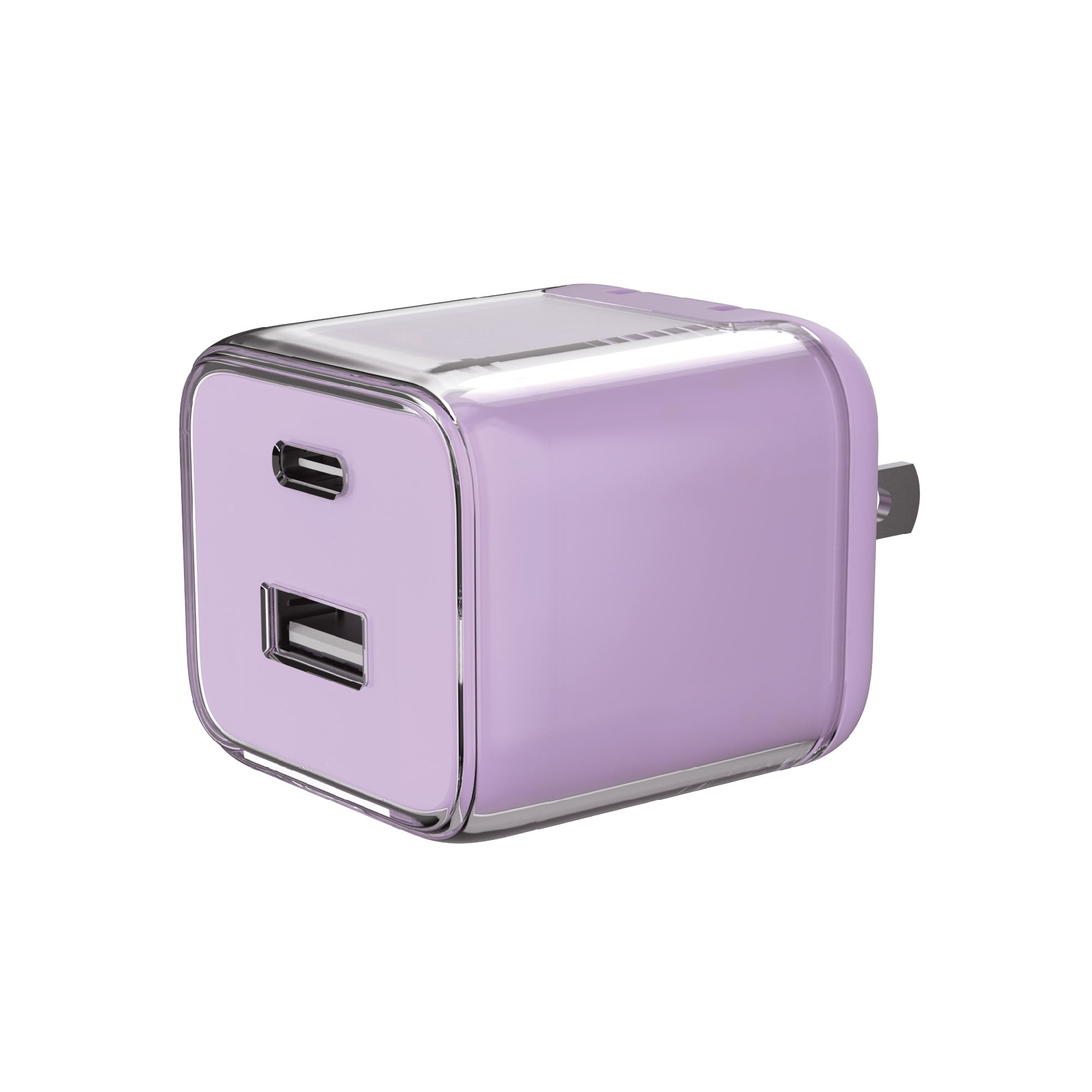 onn 32W Dual-Port USB-C & USB-A Wall Charger, Fast Charging, USB-IF ...