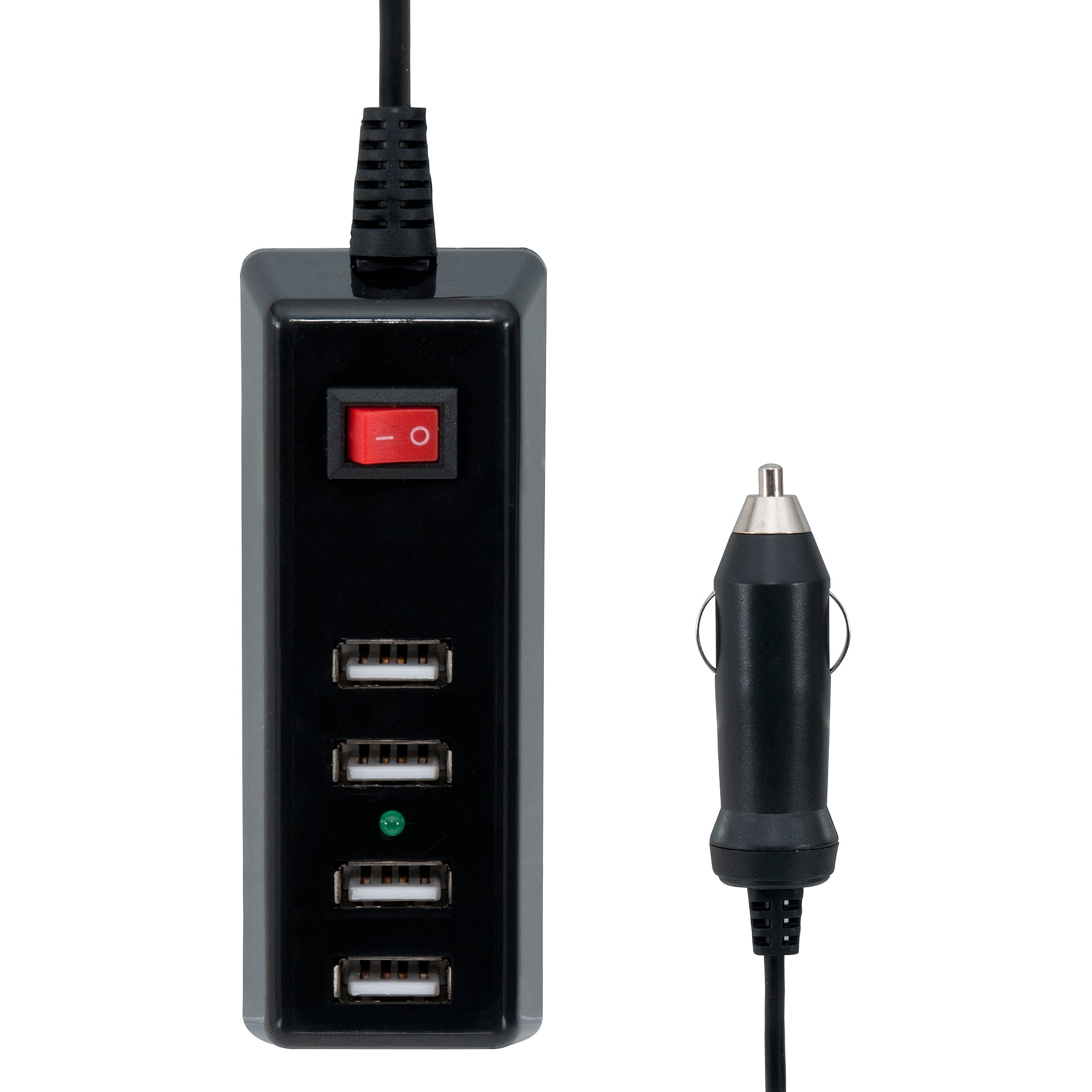 onn. 4-Port USB Hub for Car - Walmart Business Supplies