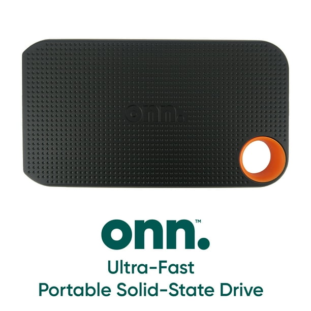 onn. 500GB Ultra-Fast External Portable Solid-State Drive - Walmart ...