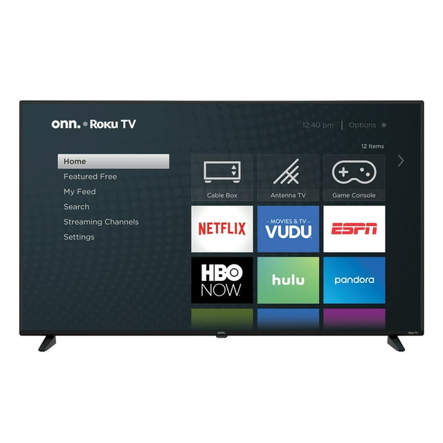 onn. 58" Class 4K Ultra HD (2160P) HDR10 Roku Smart LED TV (100005397 ...