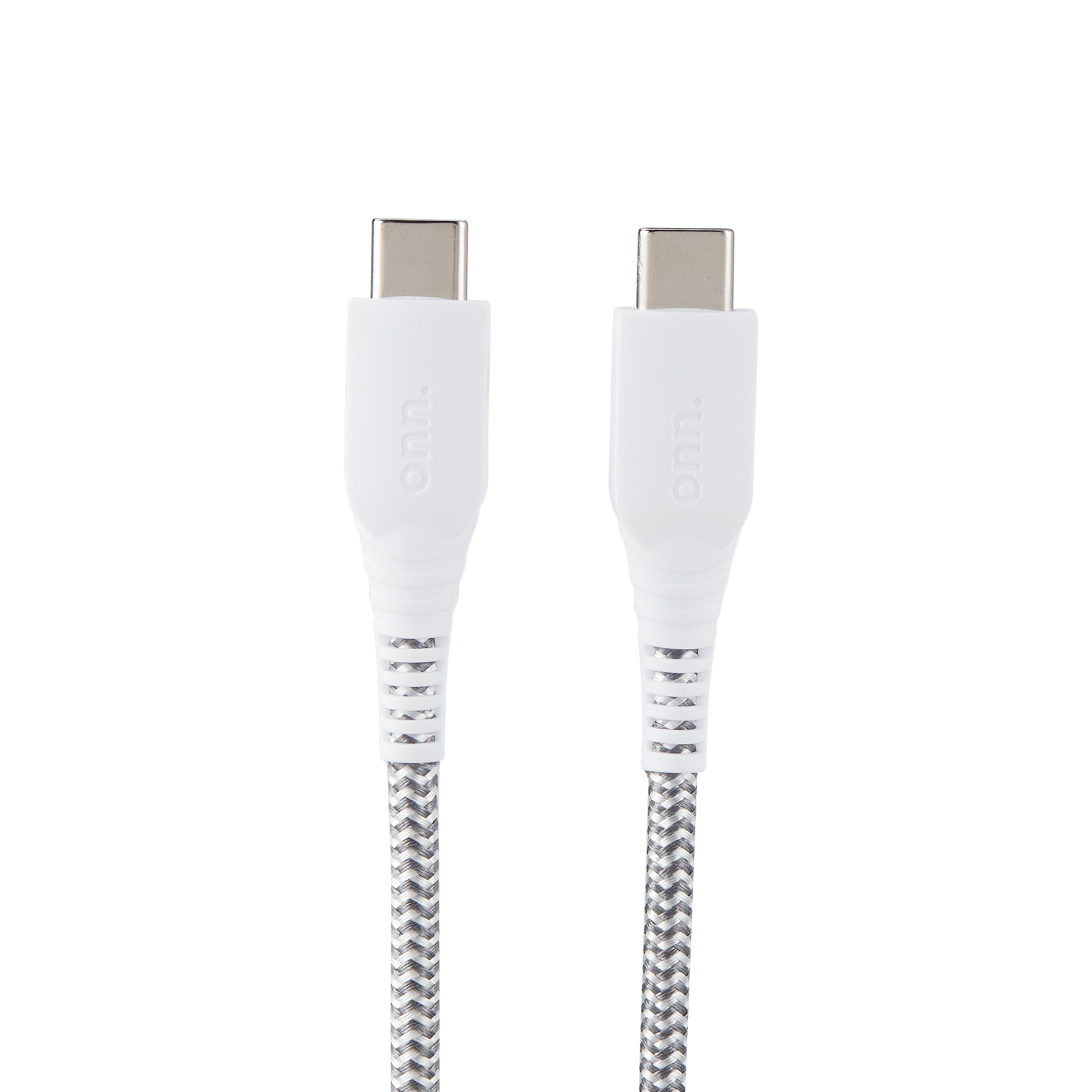 onn. 6' Braided USB-C Cable, White - Walmart.com