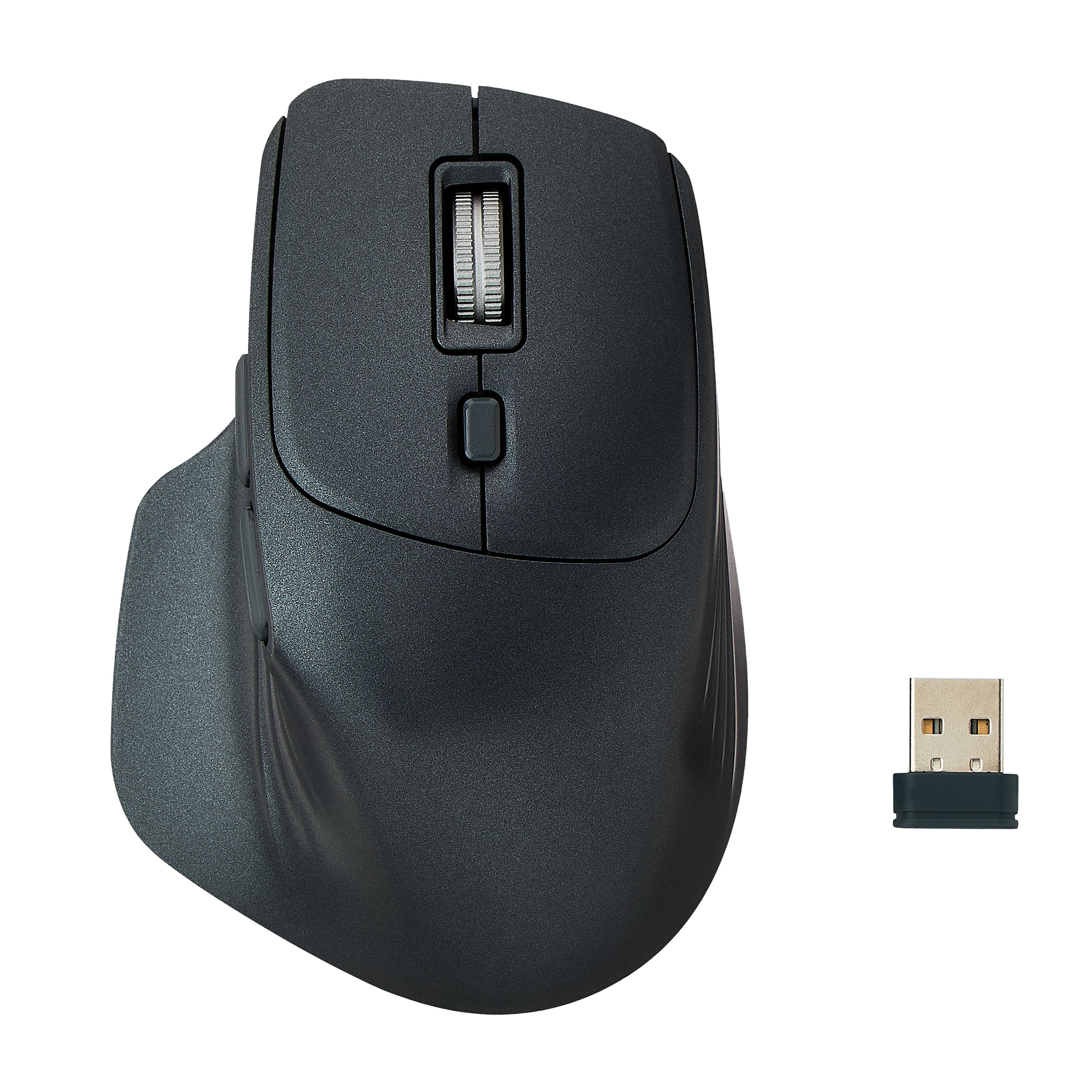 Onn+ Wireless Mouse Ergonomic 6-Button 2.4GHz USB with Adjustable DPI ...