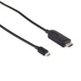 Onn+ USB-C to HDMI Male Cable 6ft Black Supports 4K for MacBook, Galaxy ...