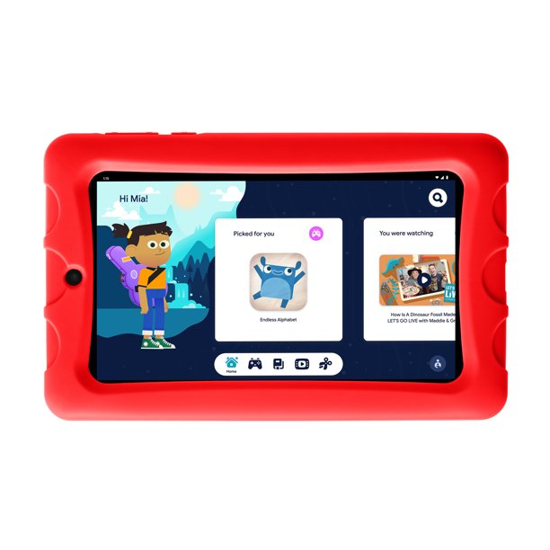 onn. 7" Kids Tablet, 32GB (2022 Model) , 2.0 GHz Quad-Core Processor ...
