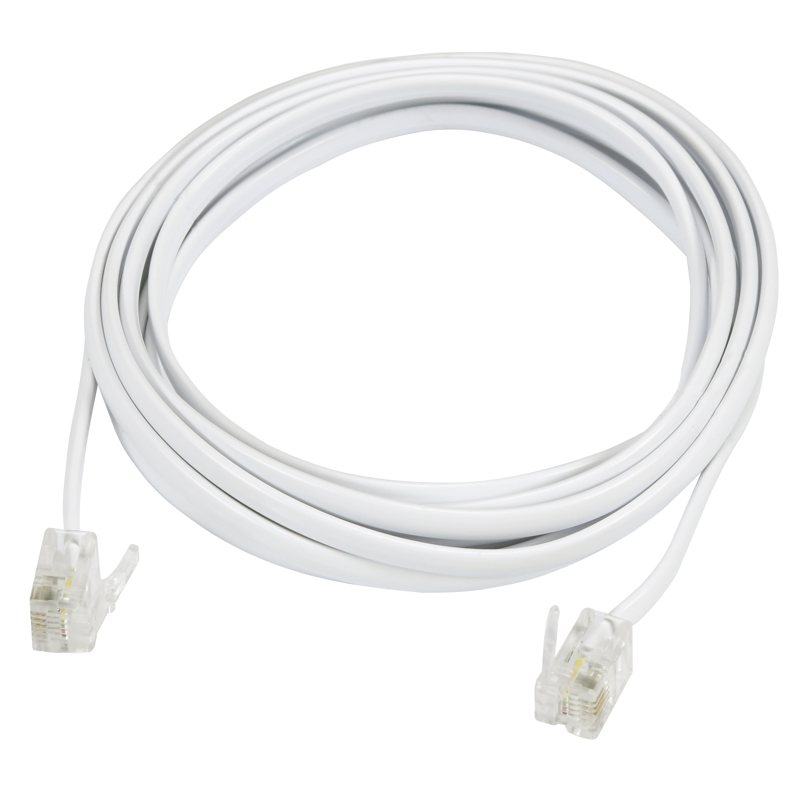 Onn 7ft Landline Telephone Line Cord, White, ONB16TE010 - Walmart.com