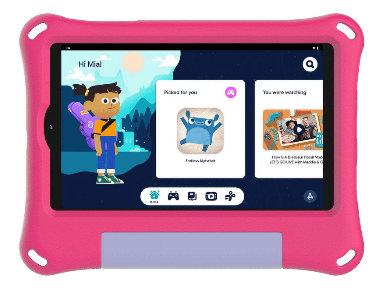 onn. 8" Kids Tablet, 32GB, (2024 Model) - Pink - Walmart.com