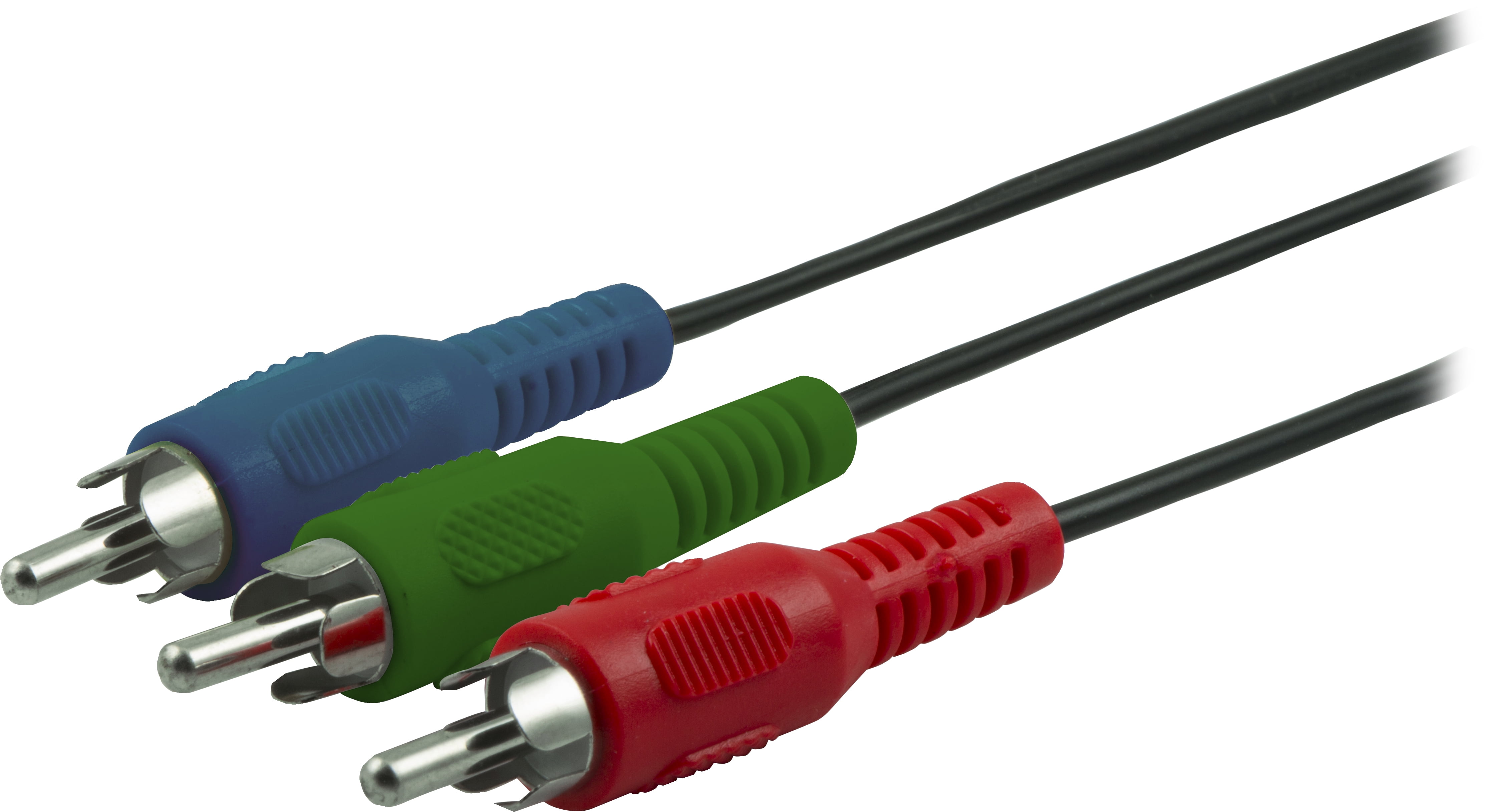 onn. Component Video Cable with Audio, 6' Red / Blue / Green Plugs ...