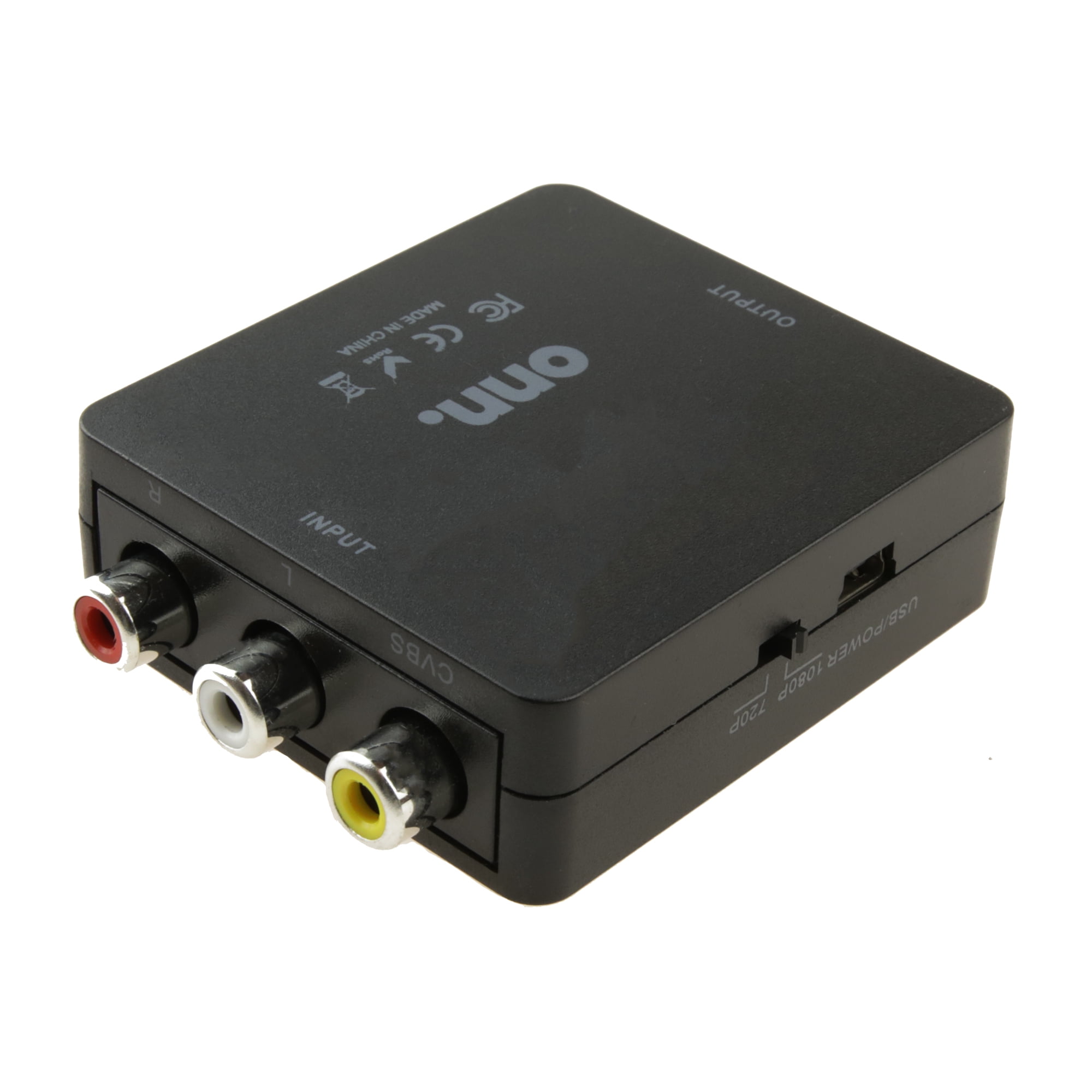 onn. Composite AV To HDMI Adapter, 1080P HD Quality, Game Consoles and ... onn. Composite AV To HDMI Adapter, 1080P HD Quality, Game Consoles and ...