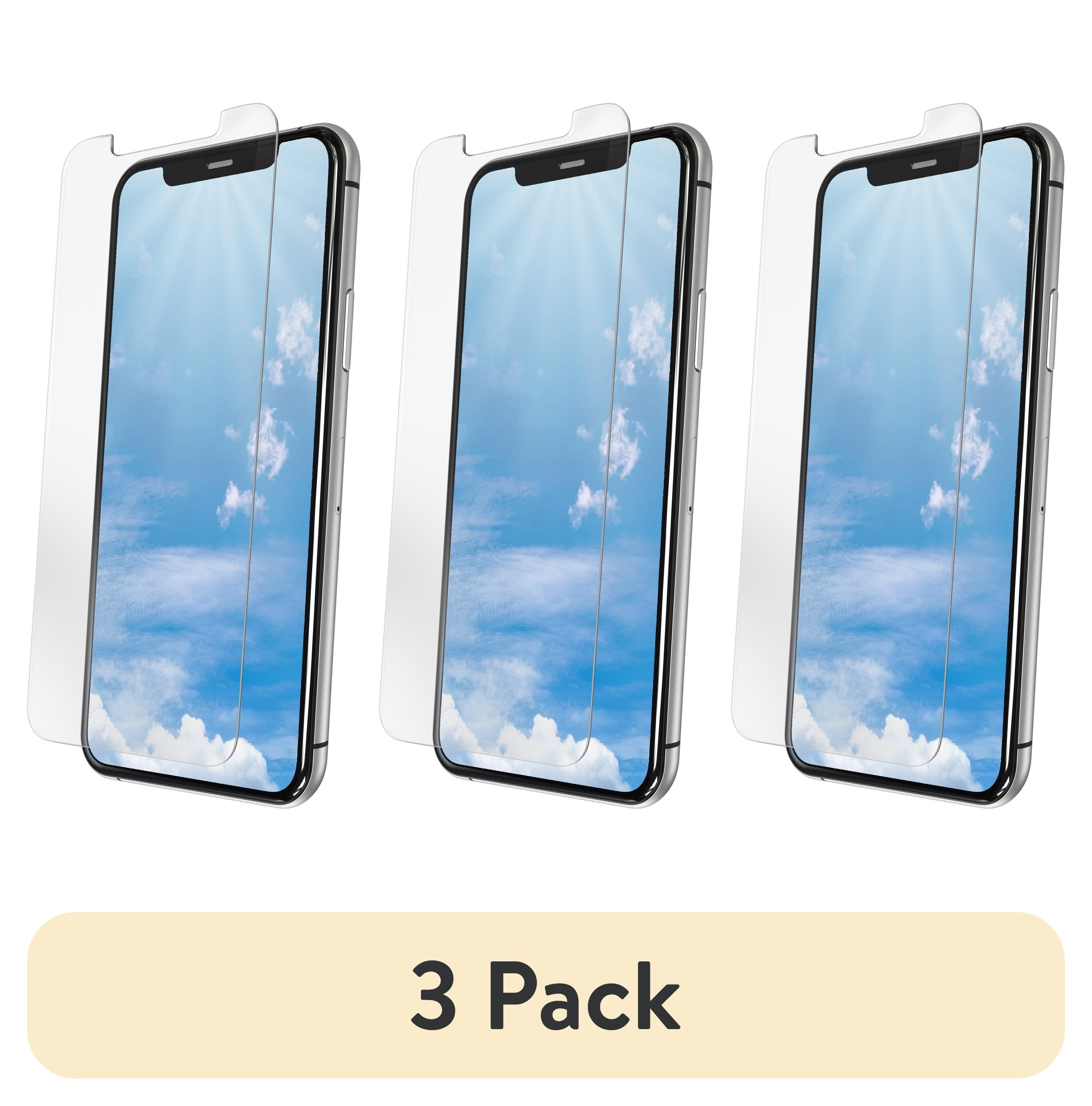(3 pack) onn. Corning Glass Screen Protector for Apple iPhone 11 and ...