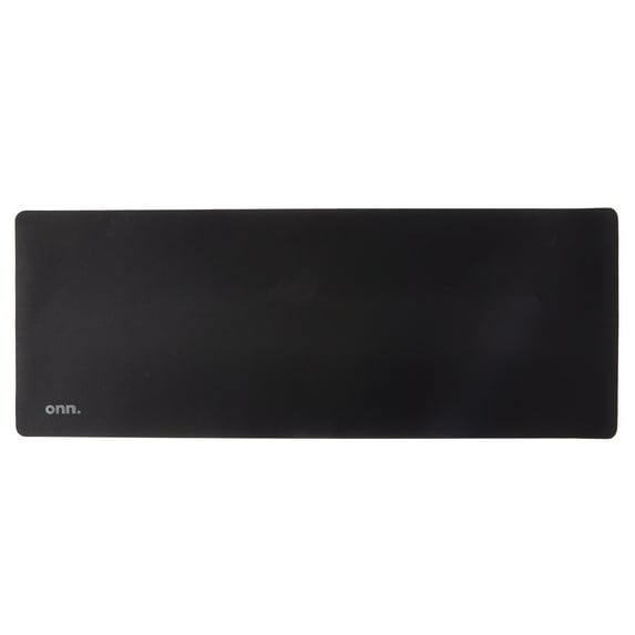onn. Desktop Mouse Mat, Black, 32"x12" - Walmart.com