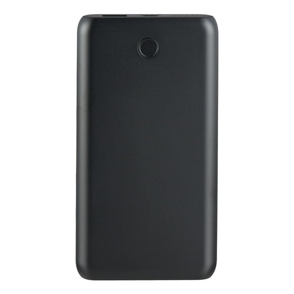 Onn+ 10,000 mAh Portable Battery Black with USB-C and USB-A dual ports ...