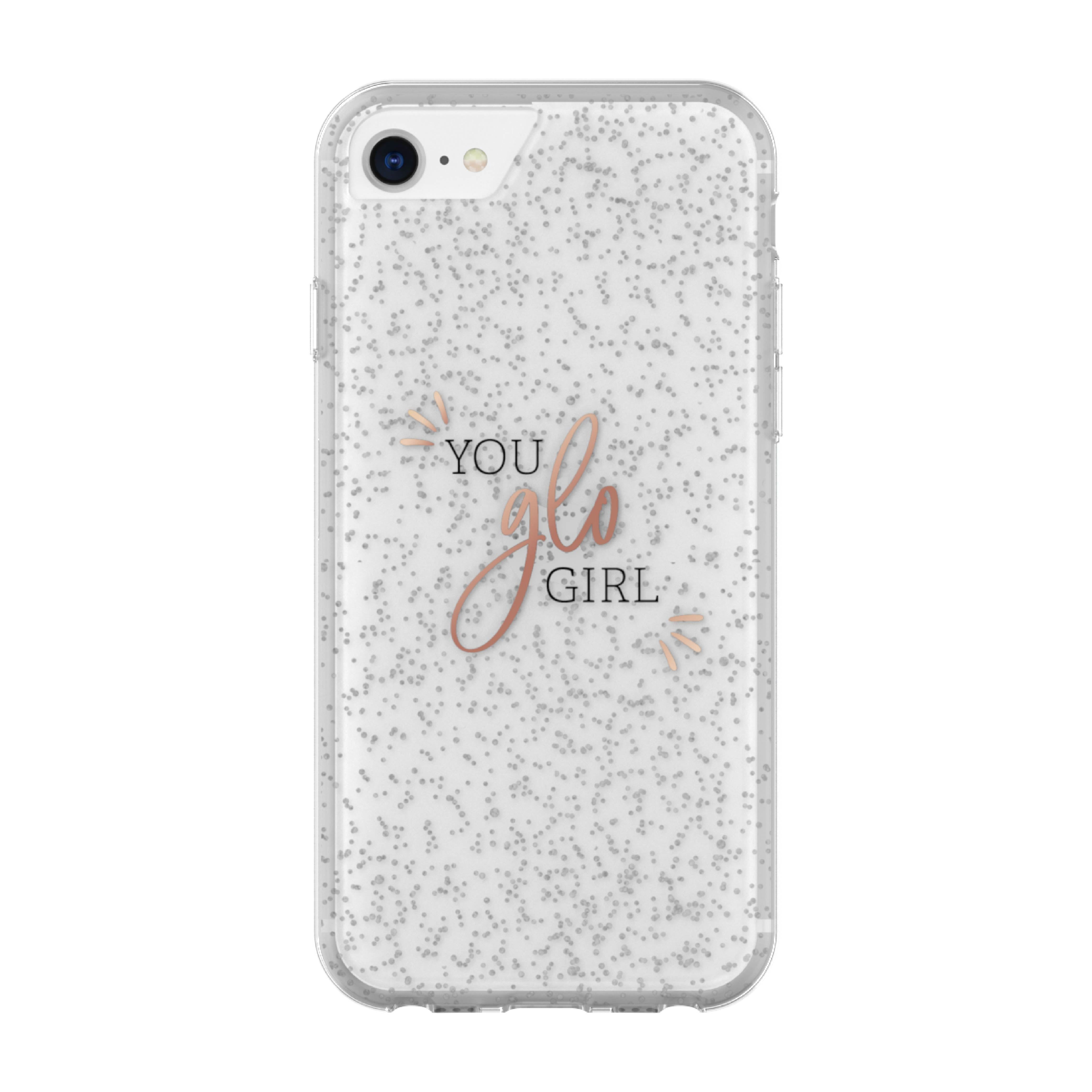 onn. Fashion Phone Case for iPhone 6/6s/7/8/SE - You Glo Girl - Walmart ...