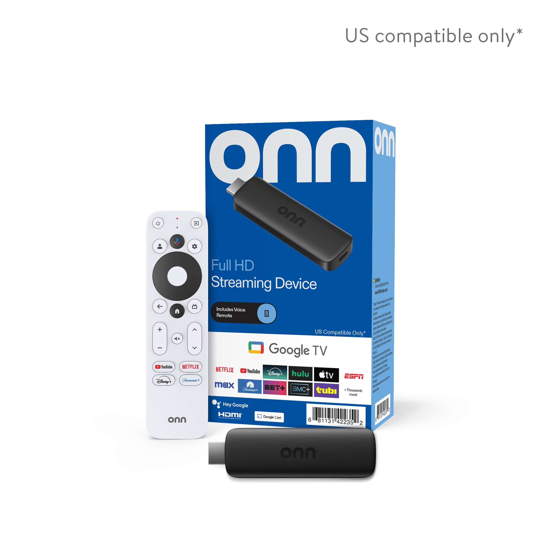 Open Box onn Full HD Streaming Device, Google TV - Fast Streaming, 8GB ...