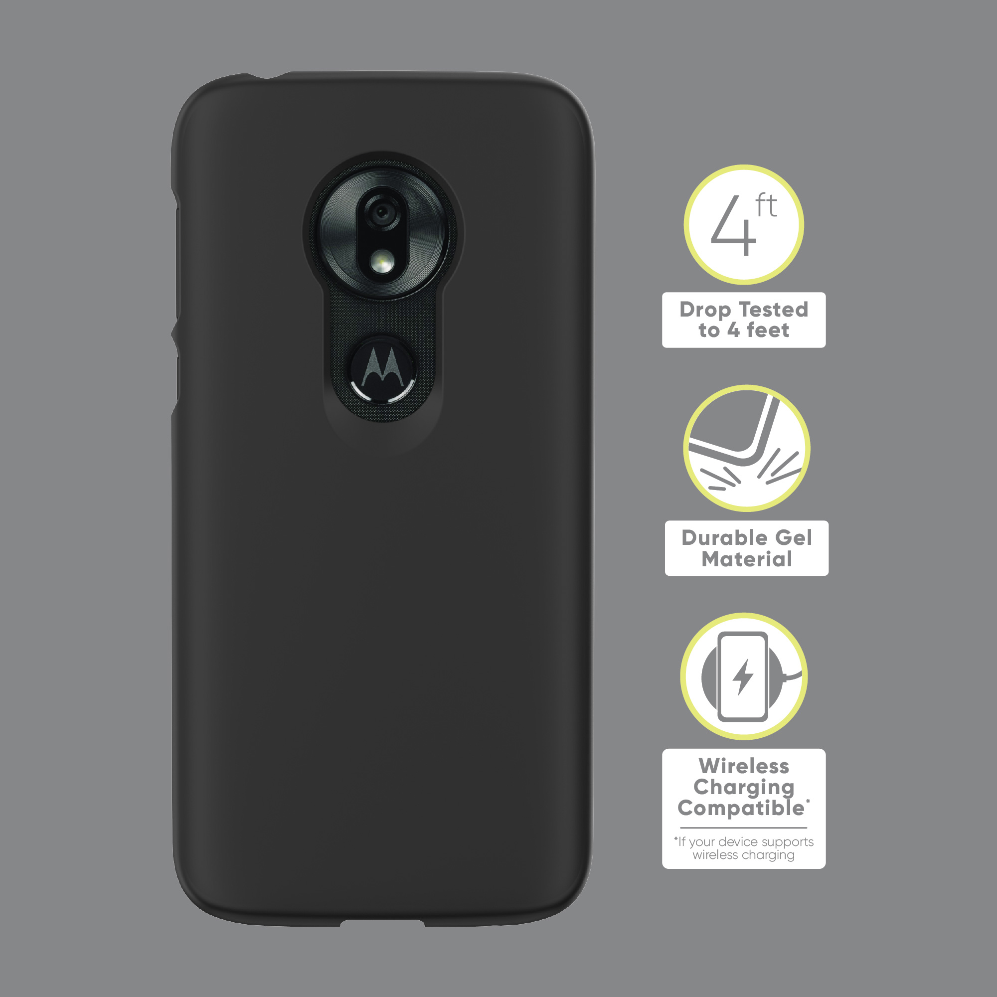 onn. Gel Cell Phone Case for Moto G7 Optimo - Walmart Business Supplies
