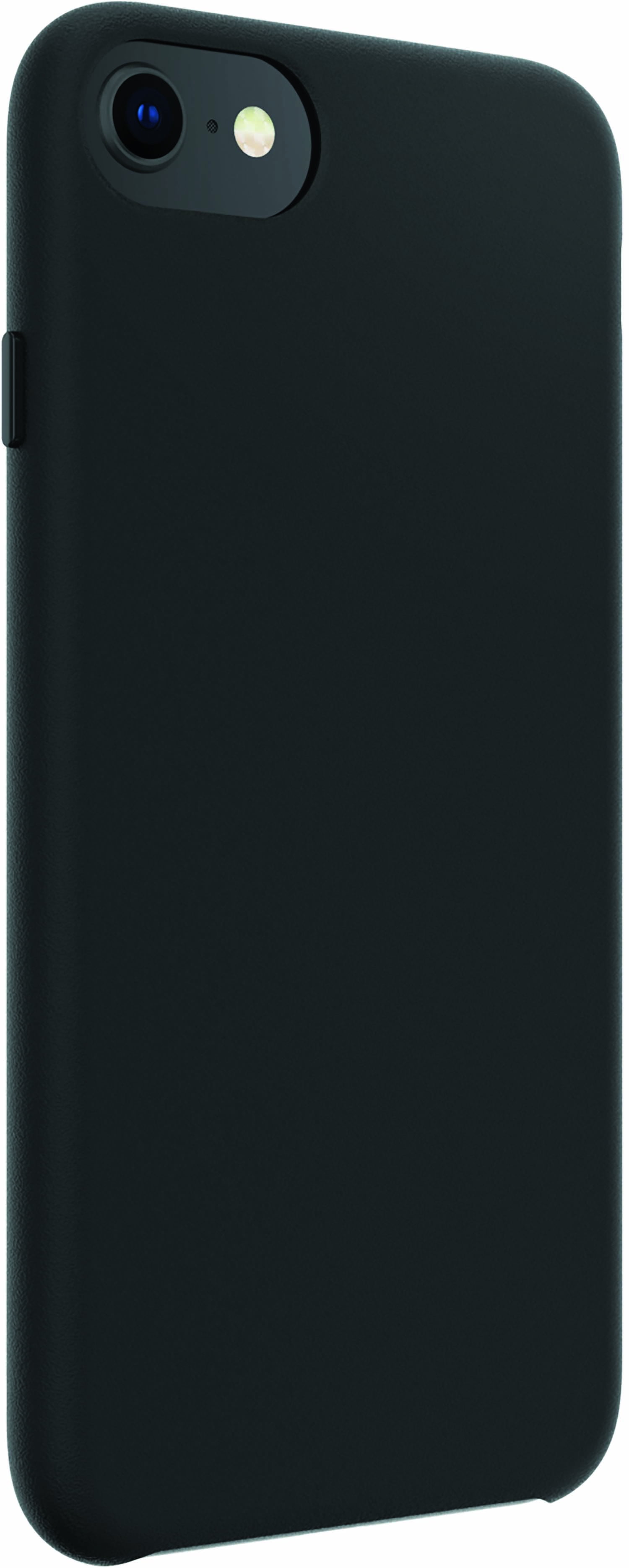 onn. Genuine Leather Phone Case For iPhone SE(2020)/6/6S/7/8, Black ...