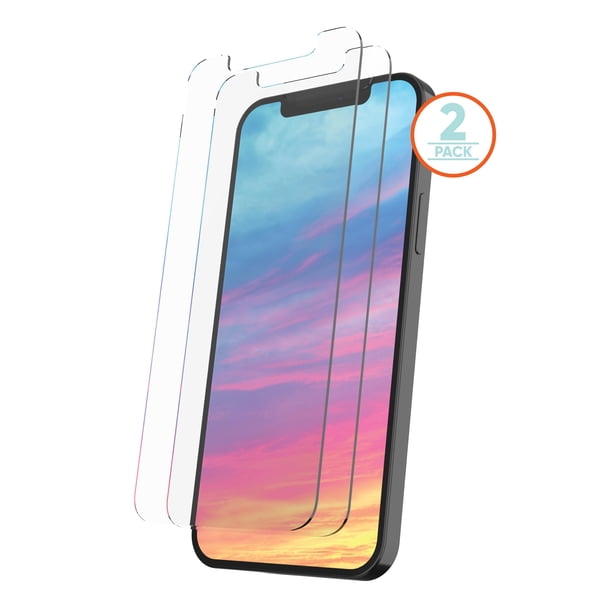 onn. Glass Screen Protector for iPhone 12 Pro Max - 2 Pack - Walmart ...