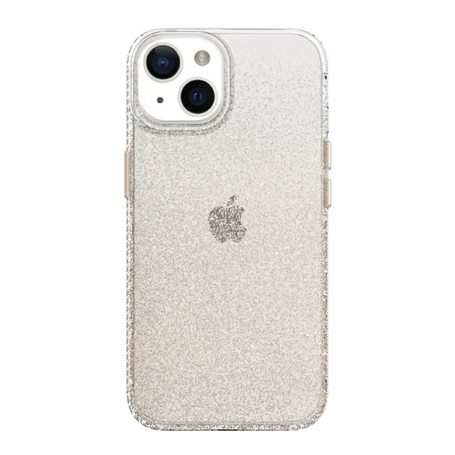 onn. Gold Glitter Fade Cover Case for iPhone 14 / iPhone 13 with ...